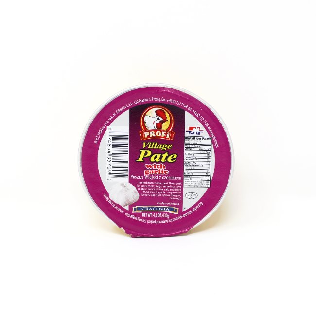 Polish Pate with Garlic, 4.6 oz | Cheese and Charcuterie Online – EU pantry