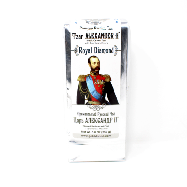 Tzar Alexander black tea with Raspberry | Russian Food Online – EU pantry